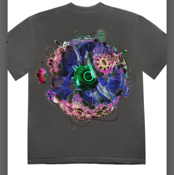 Cactus Jack | Shirts | Cactus Jack X Travis Scott X Back Bling Tshirt ...